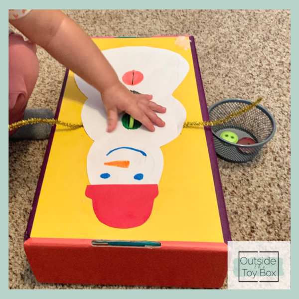 Toddler Fine Motor Play with Holiday Spirit - Outside the Toy Box