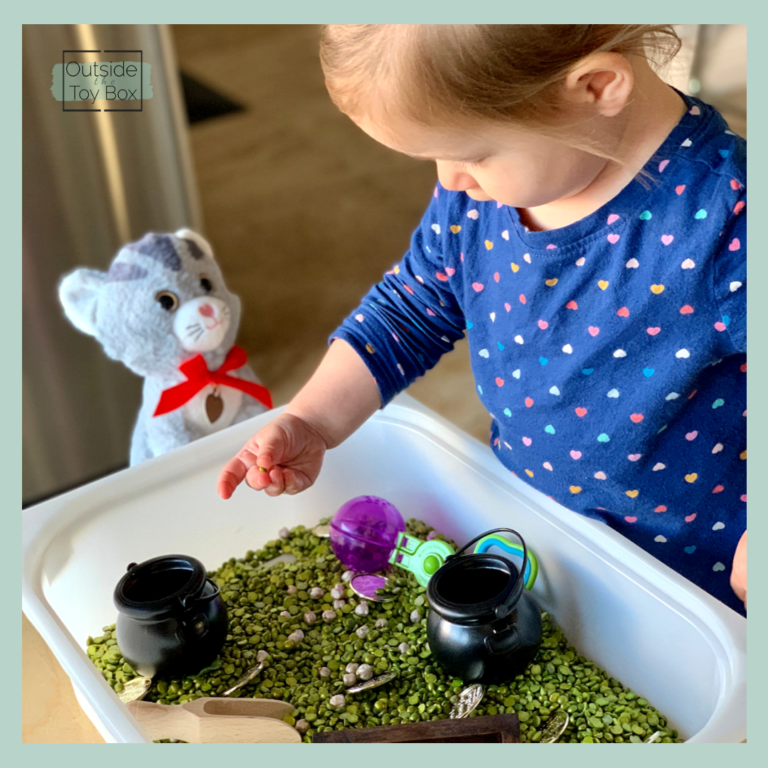 8 St. Patrick's Day Gold Coin Activities for Toddlers - OutsideTheToyBox