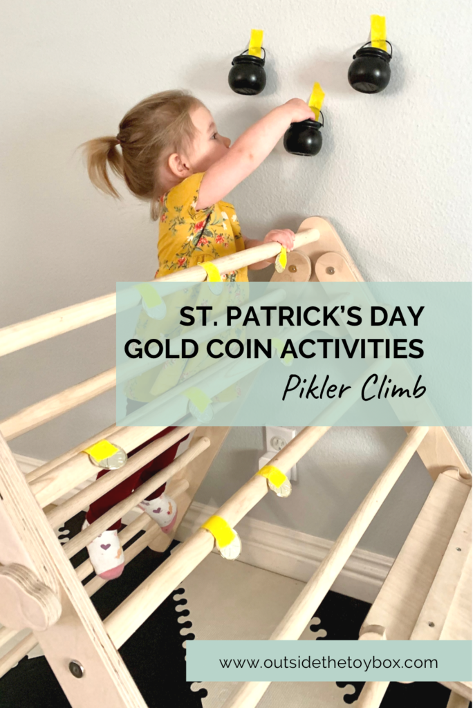 8 St. Patrick's Day Gold Coin Activities for Toddlers | Outside the Toy Box