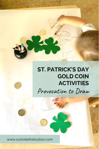 8 St. Patrick's Day Gold Coin Activities for Toddlers | Outside the Toy Box
