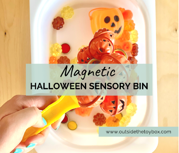 Learning Through Play with this Magnetic Halloween Sensory Bin ...