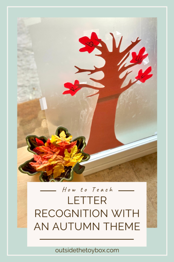 How to Teach Letter Recognition with an Autumn Theme - Outside the Toy Box