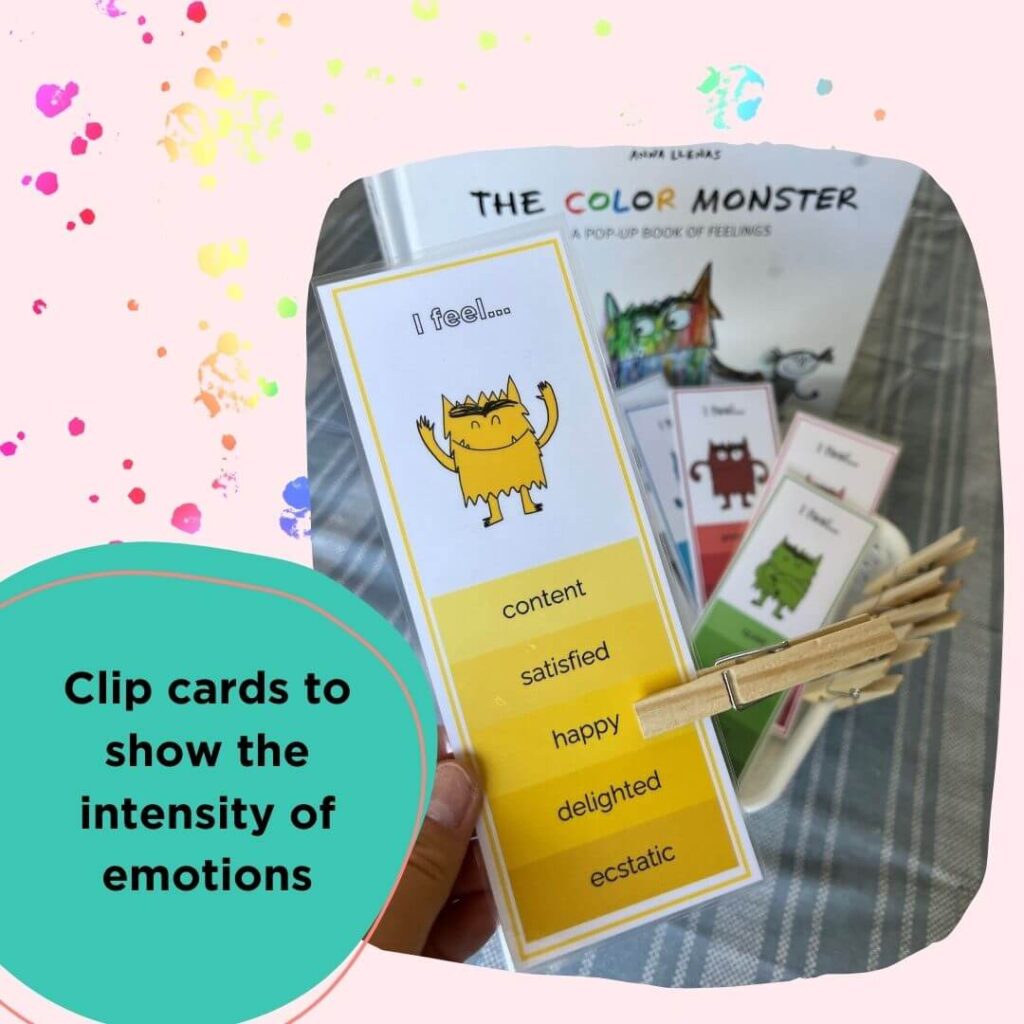 Color Monster Extension Resources - Outside the Toy Box